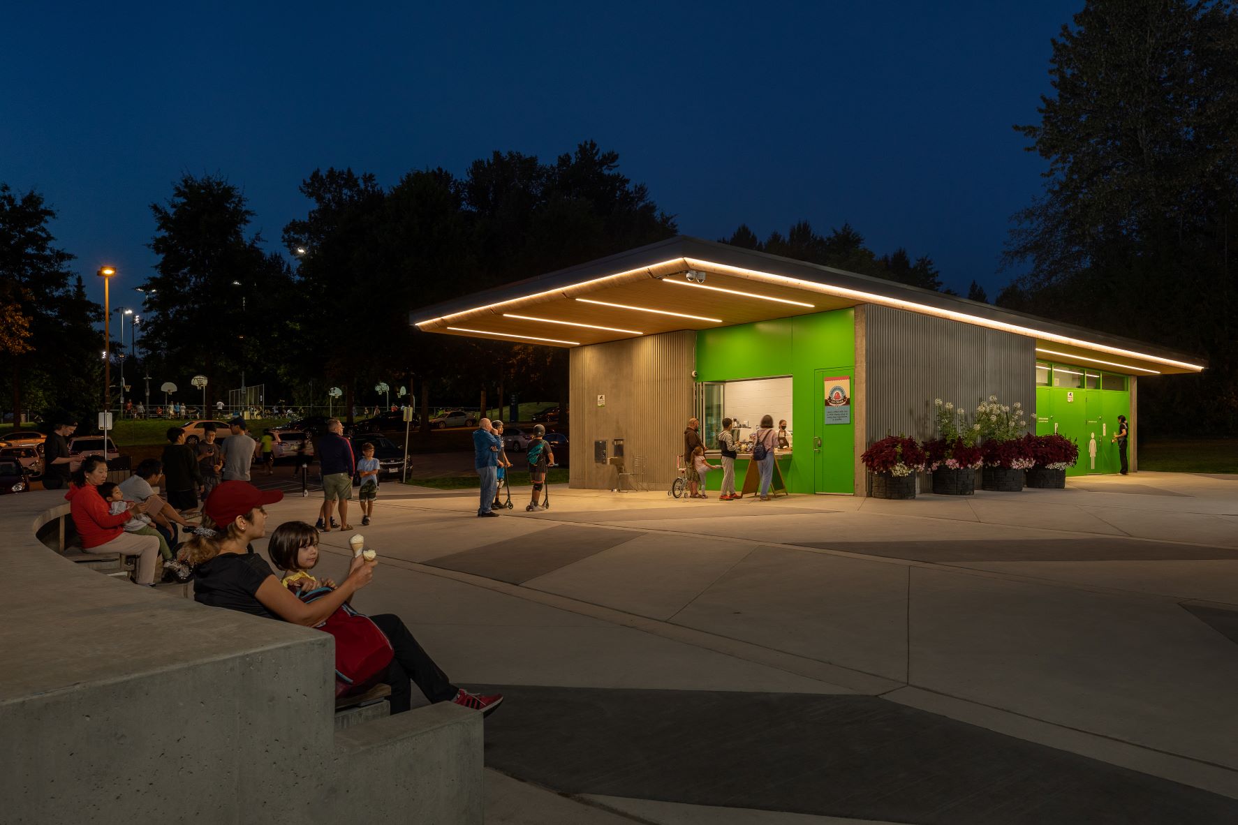 Town Centre Park Washroom - Carscadden Stokes McDonald Architects